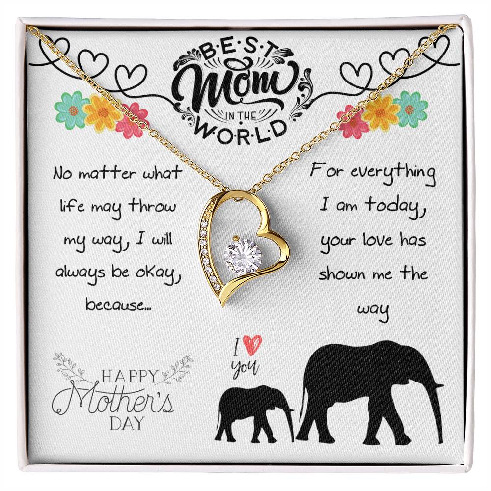 Best Mom In The World Happy Mother's Day - Gift For Mom - Forever Love ...