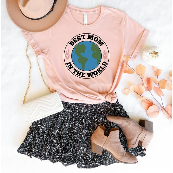 Best Mom In The World Shirt Best Mom T-Shirt Cute Mother Day Gift Cool ...