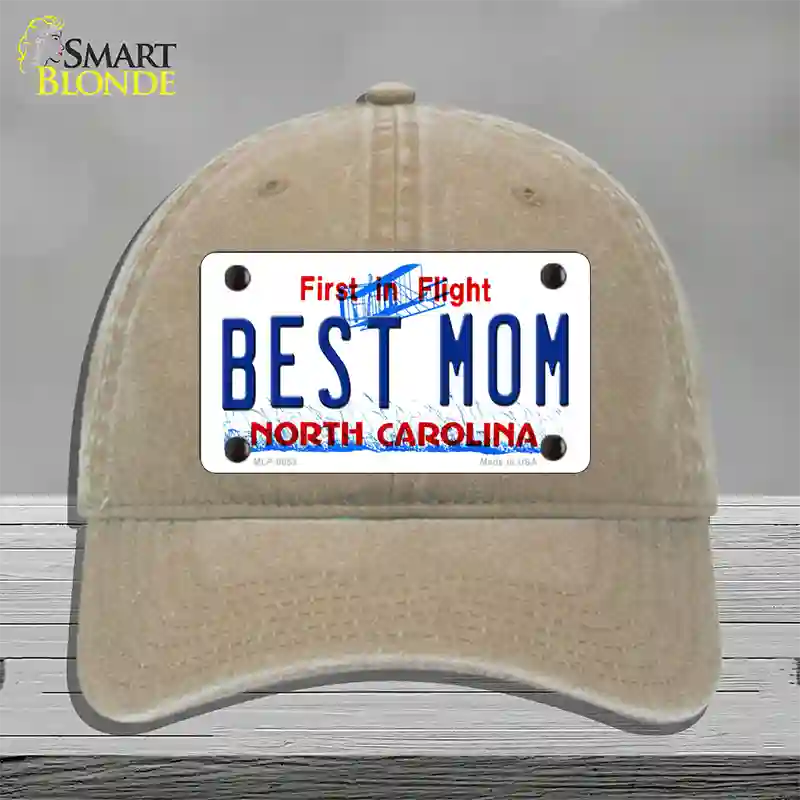 Best Mom North Carolina Novelty License Plate Hat Unconstructed Cotton ...