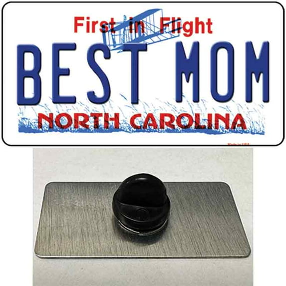Best Mom North Carolina Novelty Metal Hat Pin 1.5" x 0.75" Hat Pin (PIN ...