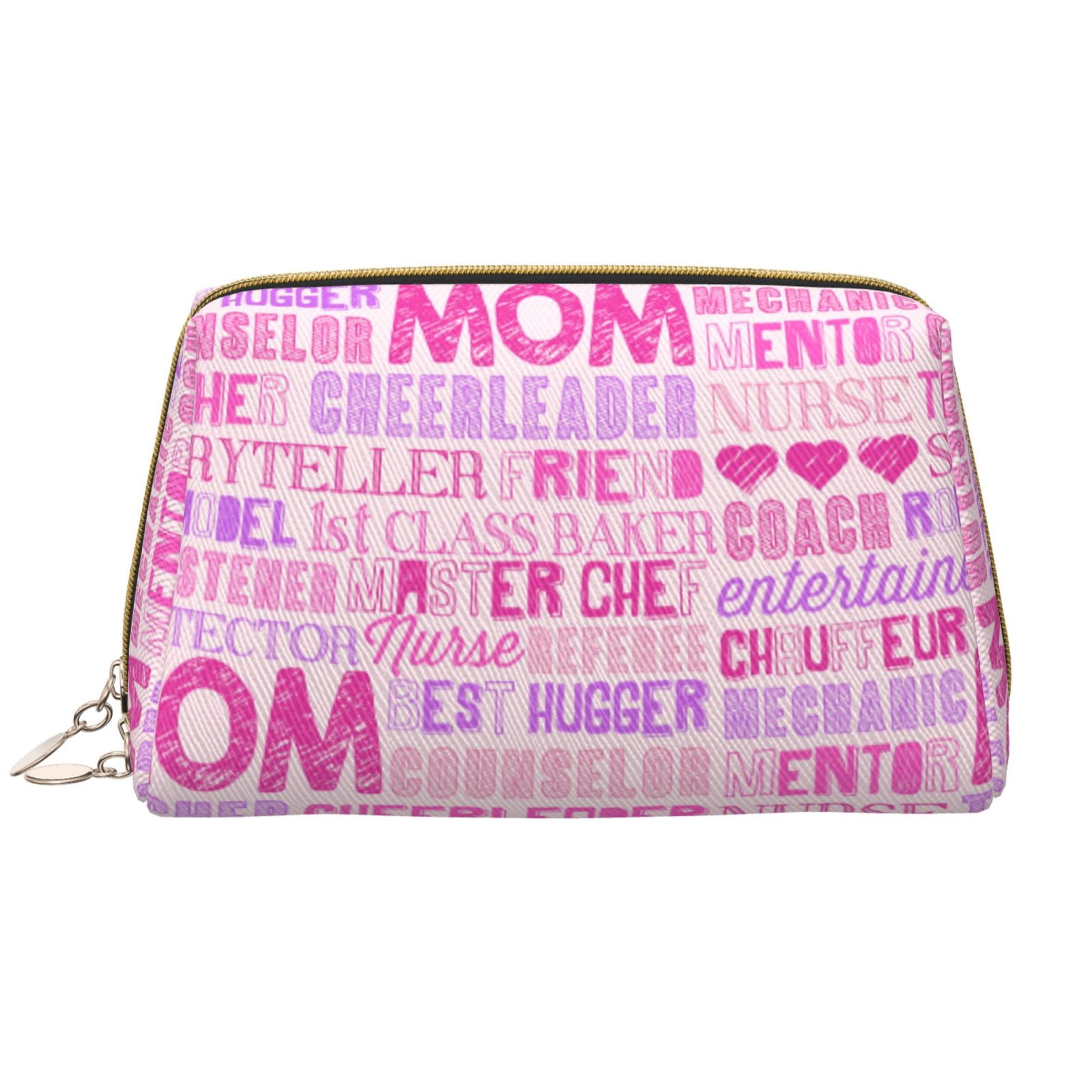 Best Mom ever Makeup Bag, Large Capacity Travel Cosmetic Bag for Women ...