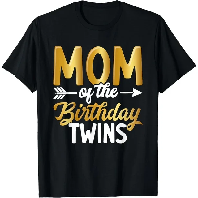 Best Mother Ever Mom Of Twins Birthday Party Mothers Day T-Shirt Unisex ...