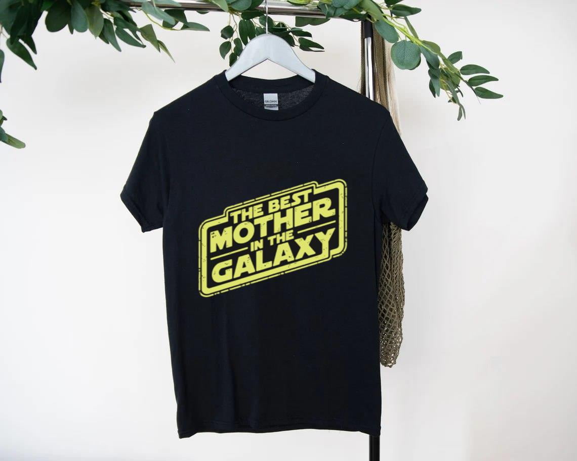 Best Mother in the Galaxy Green Lime Theme Funny Mother’s Day Gift T ...