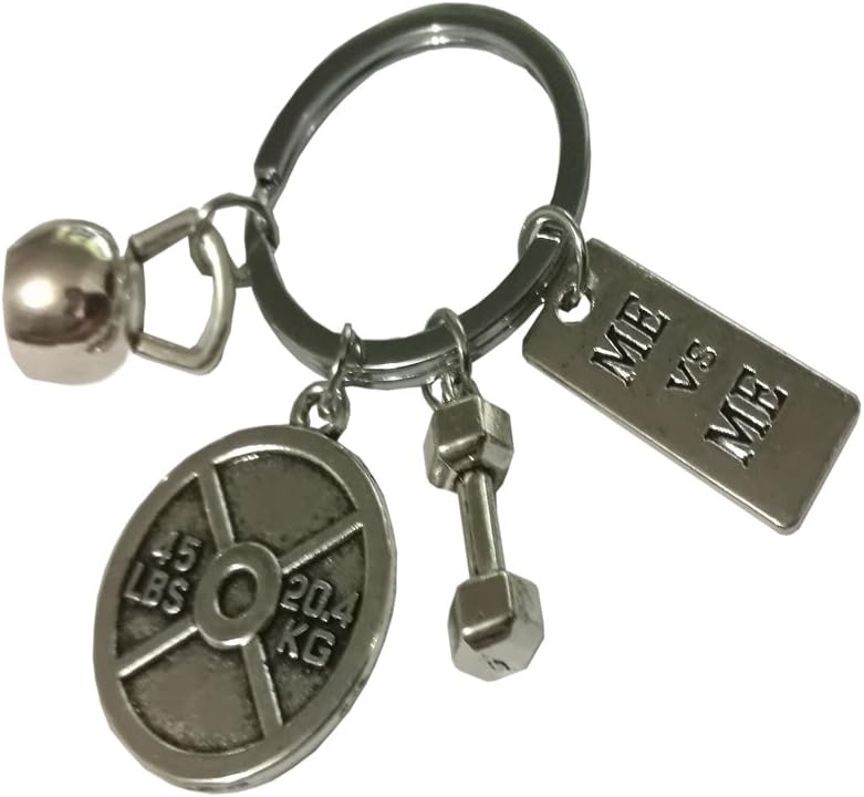 Best Motivational Gift Fitness Keychains with Quotes Weight Plate ...