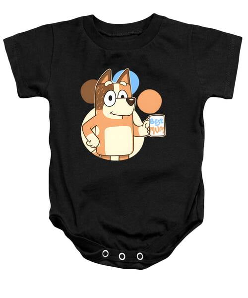 Best Mum Bluey Baby Onesie Bluey Design, Bluey Friends Shirt, Bluey ...