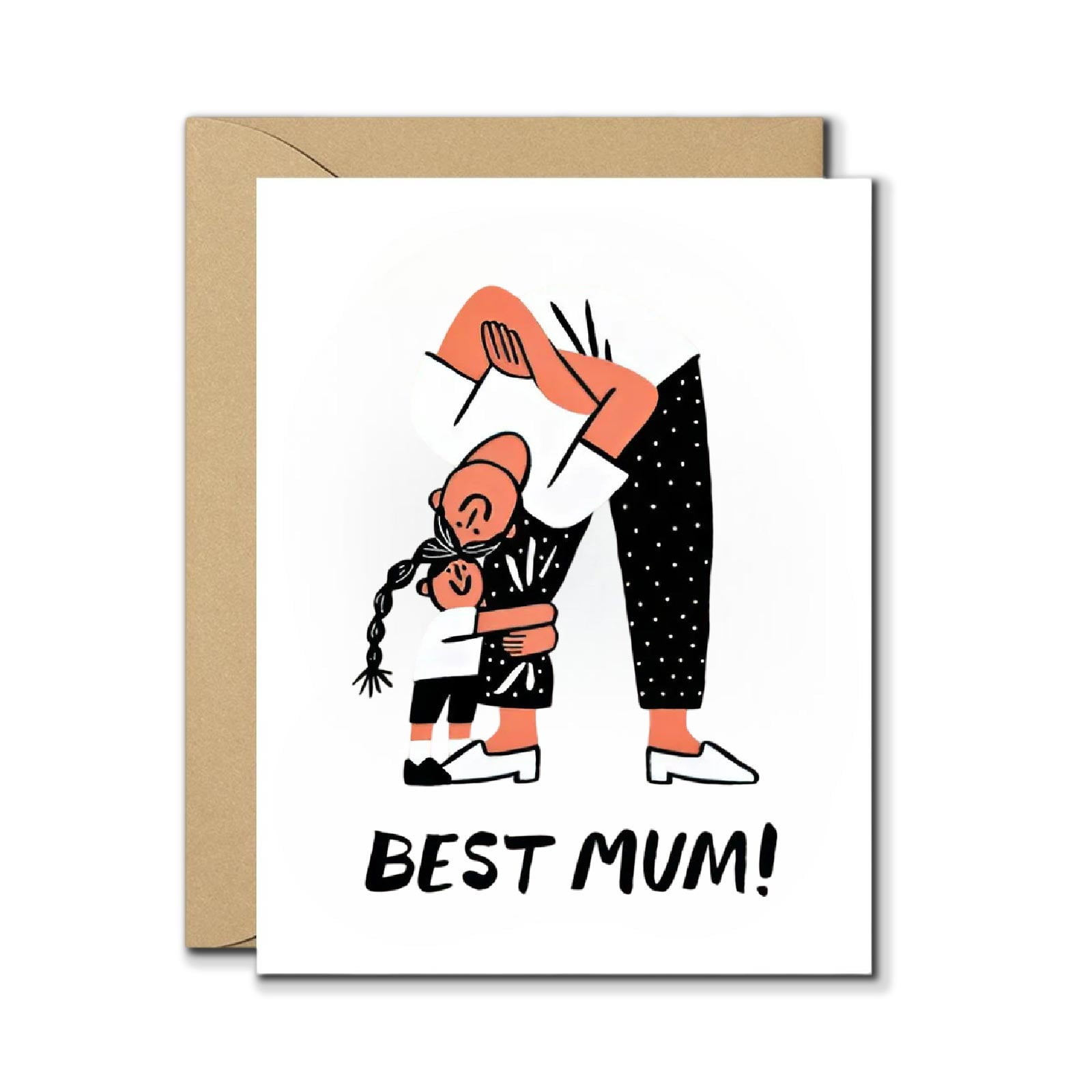 Best Mum Greeting Card - Cute Mother's Day or Birthday Card - Mum and ...