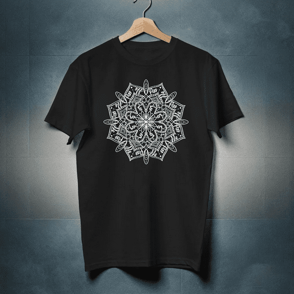 Best NEW! Curse Word Mandala Hidden Swear Word Graphic Funny Cotton Tee ...