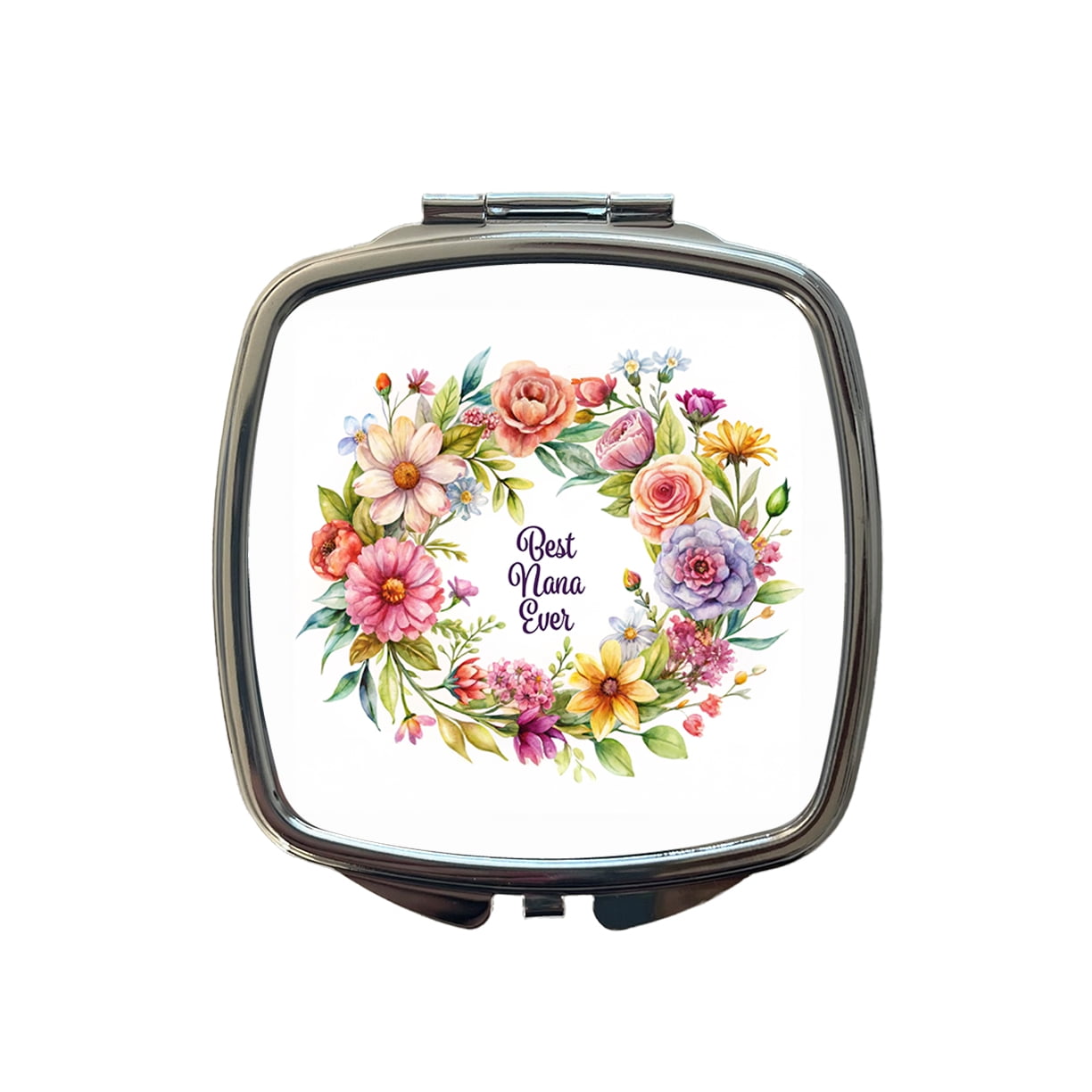 Best Nana Grandma Ever Flowers Travel Makeup Handbag Purse Small Pocket ...