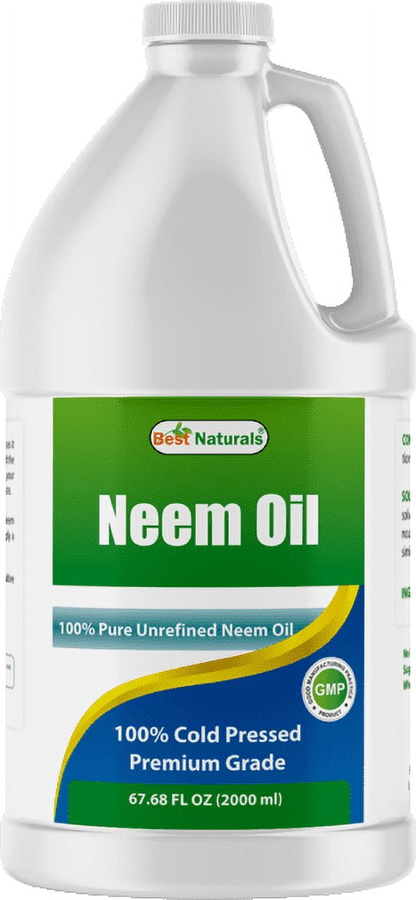 Best Naturals 100% Pure Neem Oil, 100% Cold Pressed and Unrefined - 68 ...