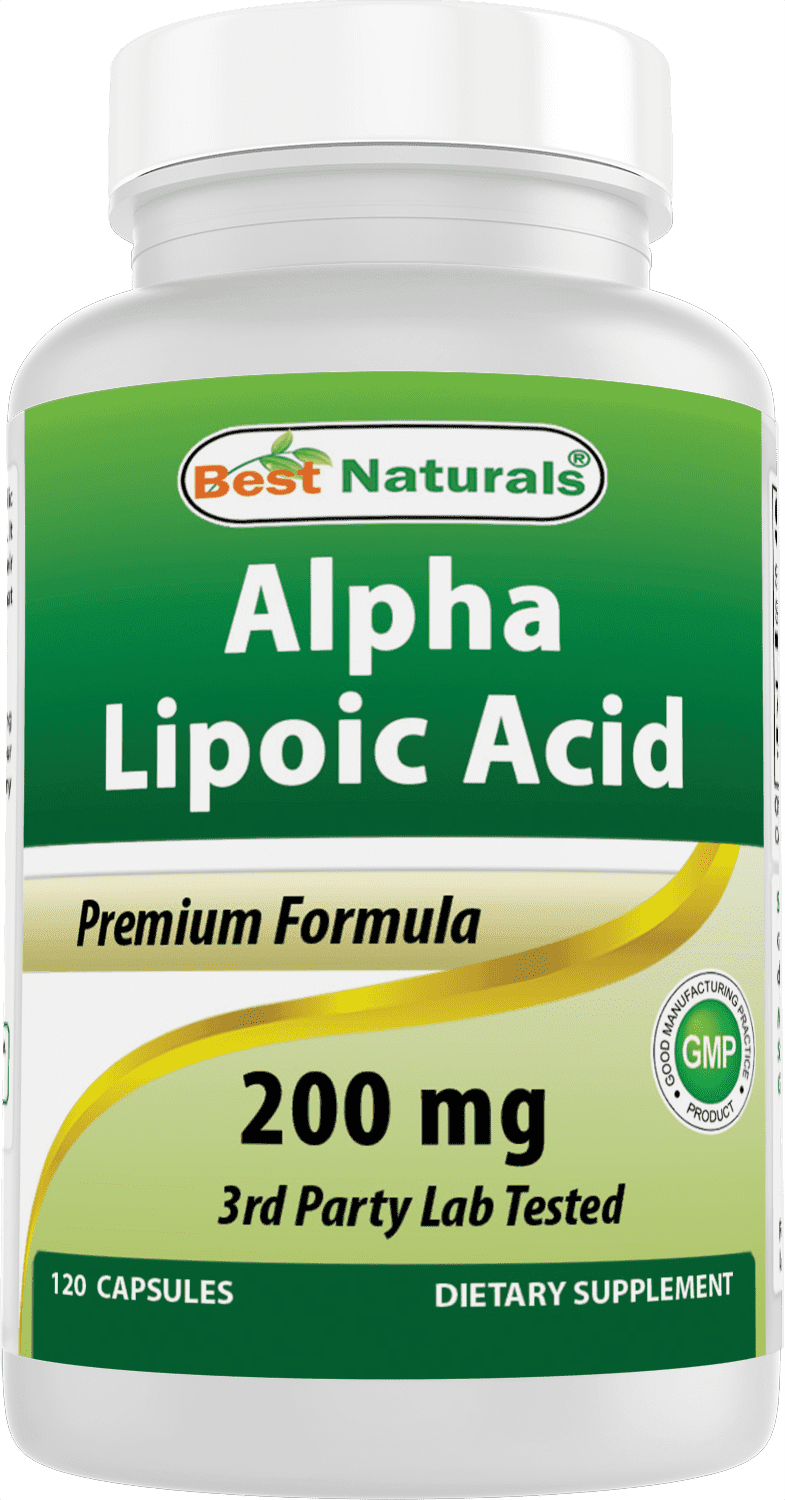 Best Naturals, Alpha Lipoic Acid, 200 Mg, 120 Capsules - Walmart.com
