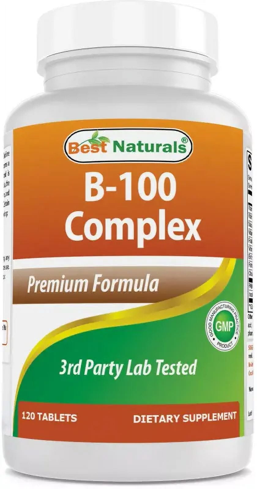 Best_Naturals_B-100_Complex_Tablets,_120_Count - Walmart.com