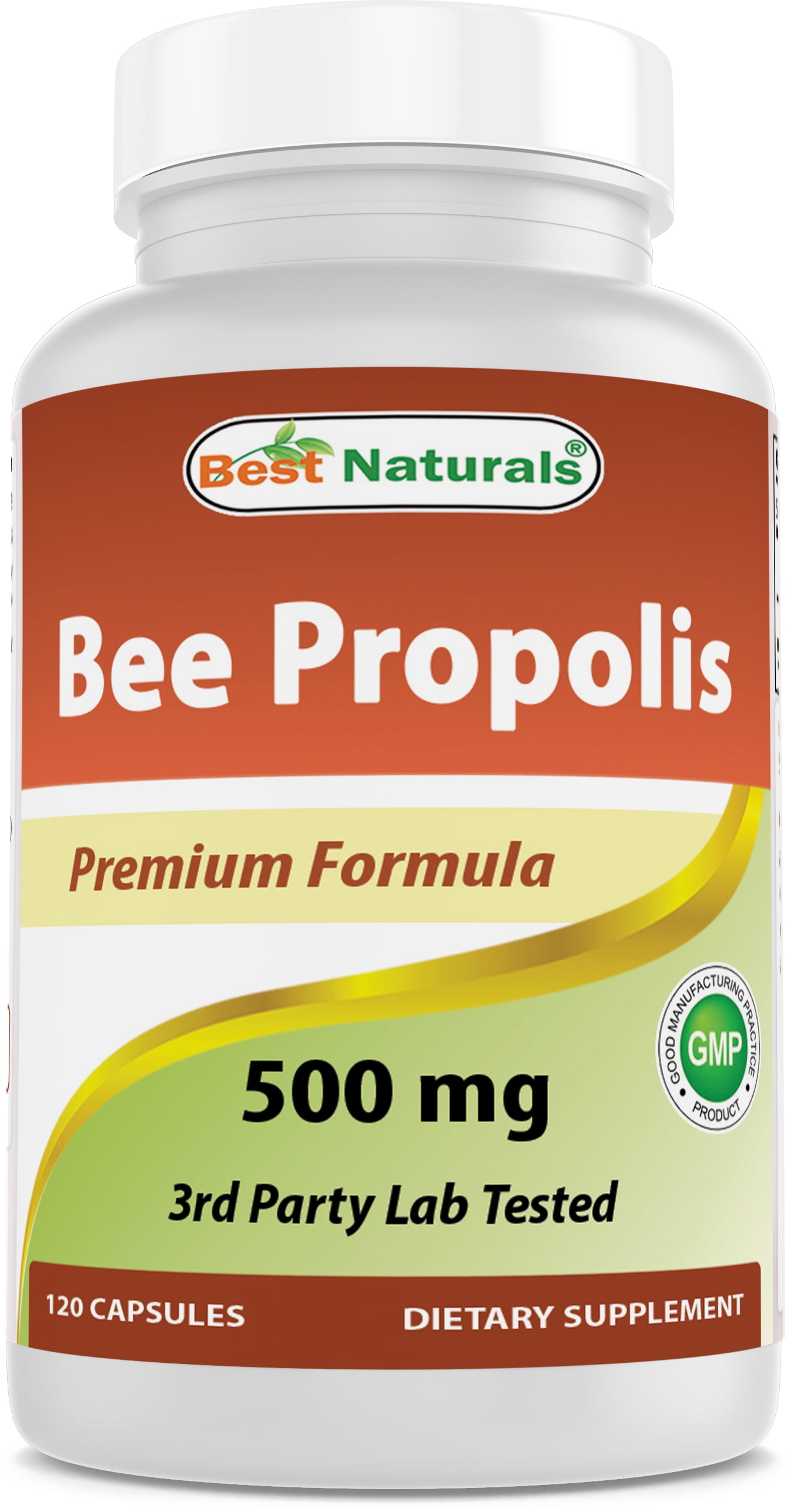 Best Naturals Bee Propolis 500 mg 120 Capsules Supports Immune ...