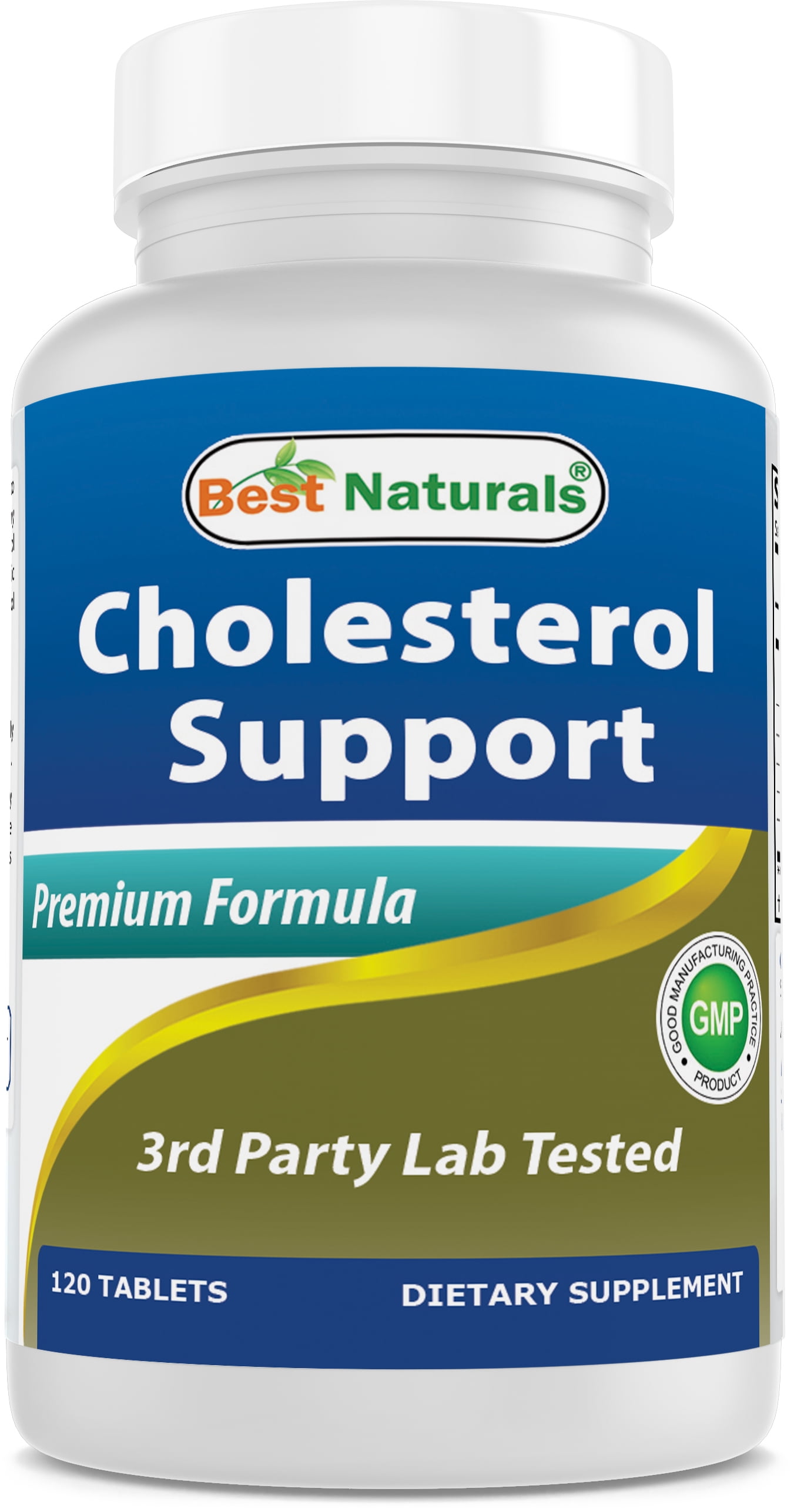 Best Naturals Cholesterol Support Formula 120 Tablets - Walmart.com