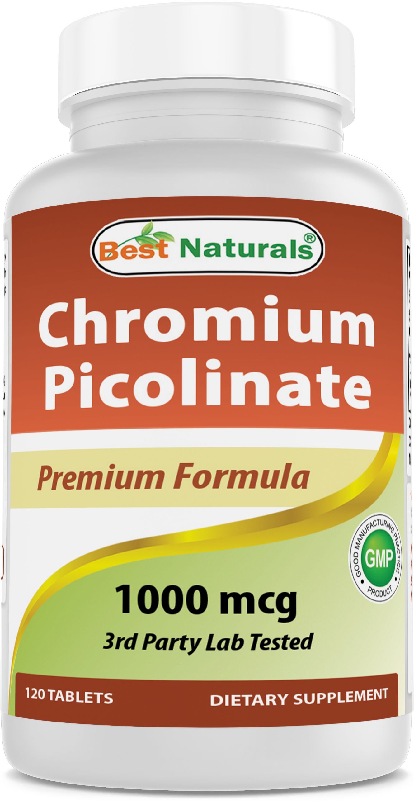 Pure Naturals Chromium Picolinate 1000 Mcg 120 Tablets - Walmart.com