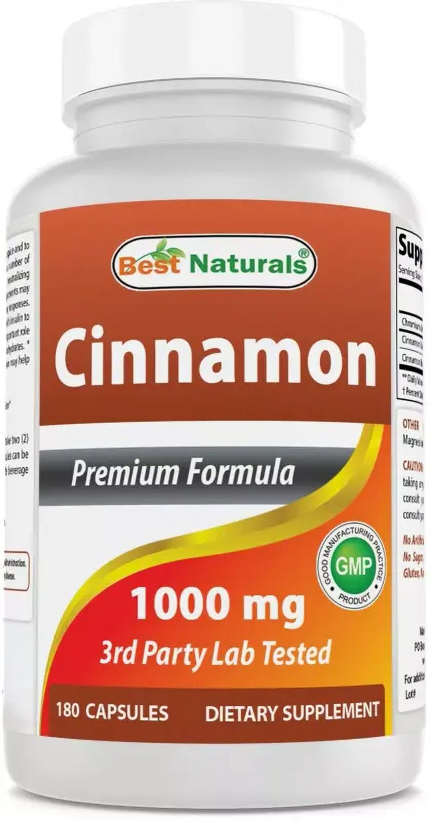 Best_Naturals_Cinnamon_1000_mg_with_Chromium_200_mcg_180_Capsules - Walmart.com