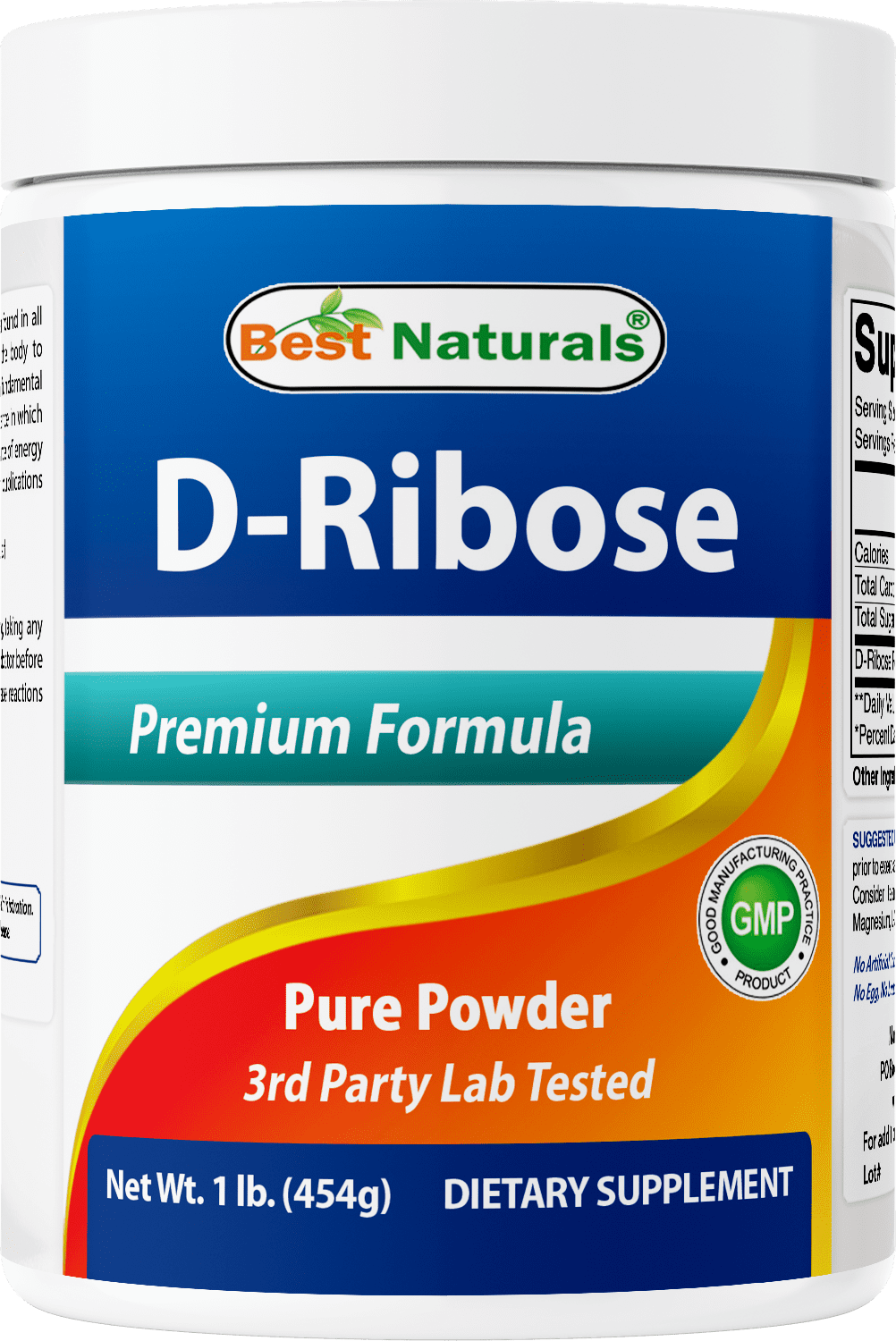 Best Naturals D-Ribose 1 Lb Powder for Energy Recovery Supports ...