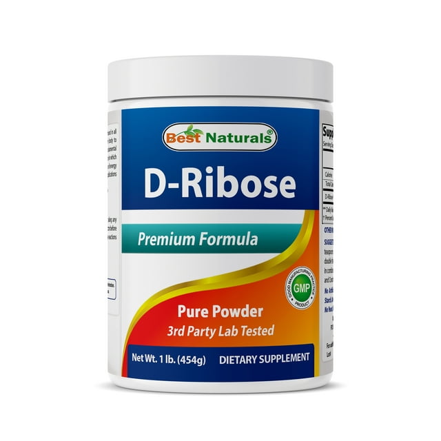 Best Naturals Premium D-Ribose Supplement Powder, 1 Lb - Walmart.com