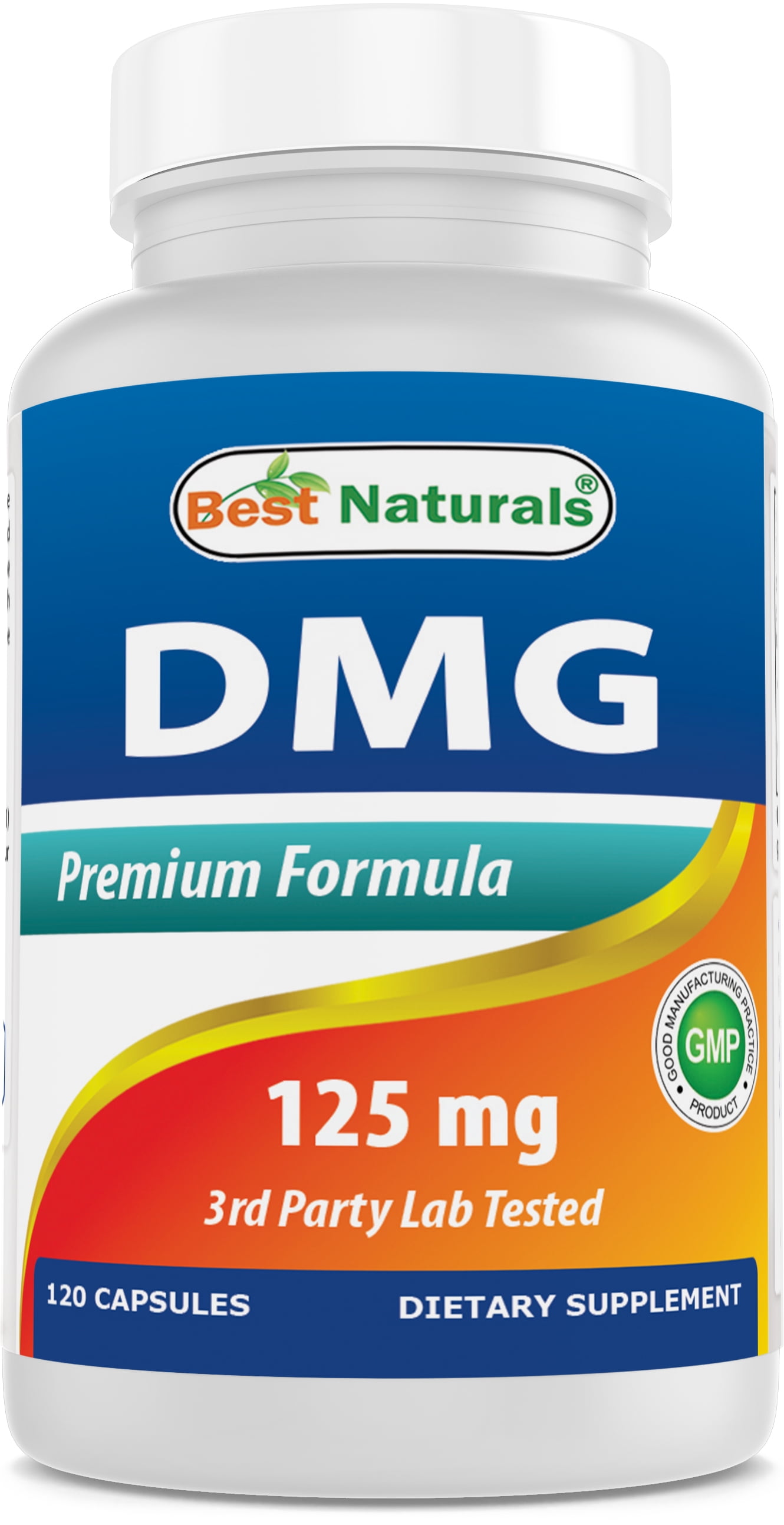 Best Naturals DMG 125 mg 120 Capsules - Walmart.com
