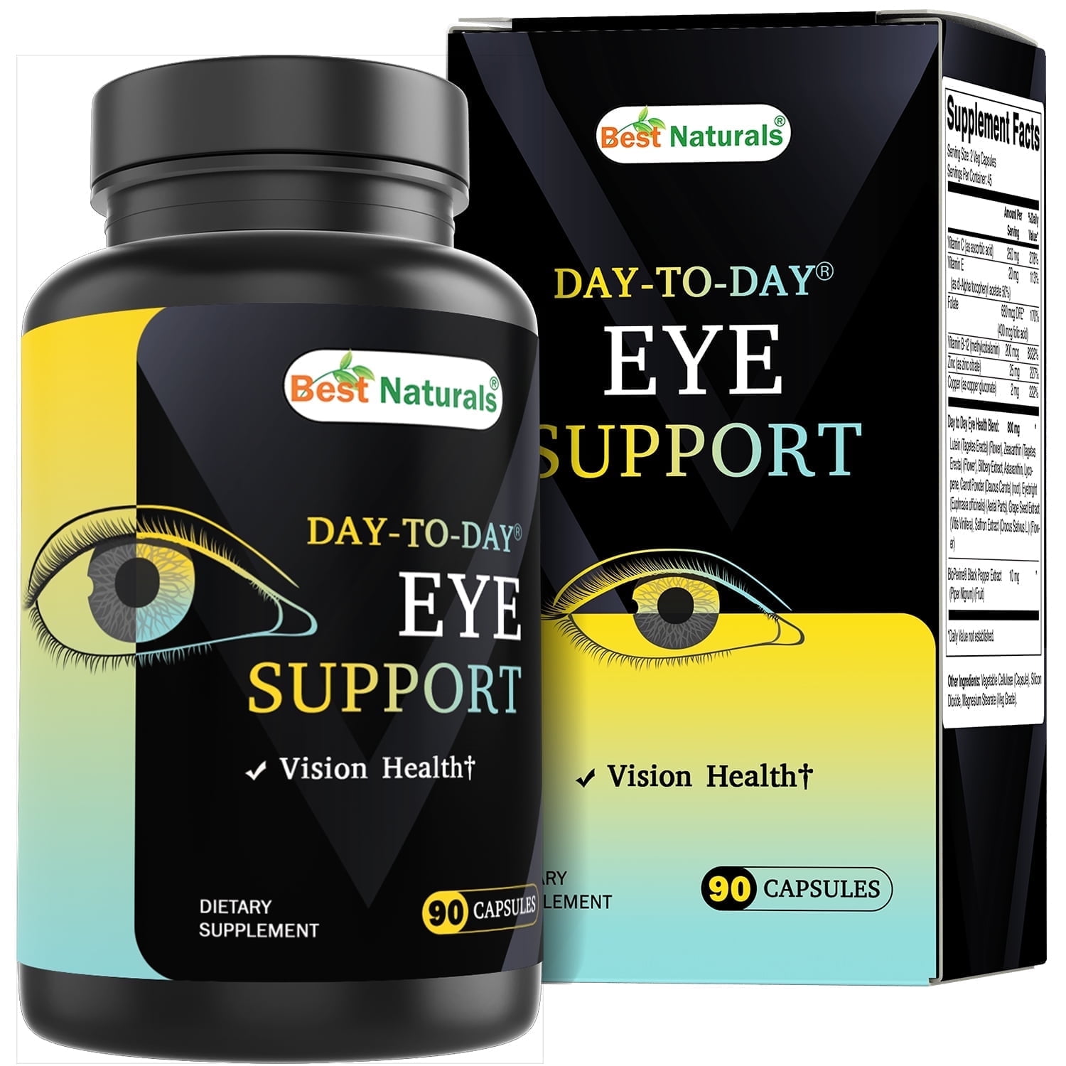 Walmart Black Friday Deals 2025 - Best Naturals Day-to-Day Eye Support with Lutein, Zeaxanthin ...