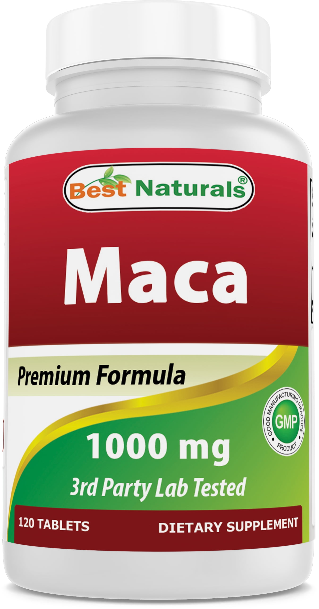 Best Naturals Gelatinized Maca Root Pills, 1000mg, Supports ...