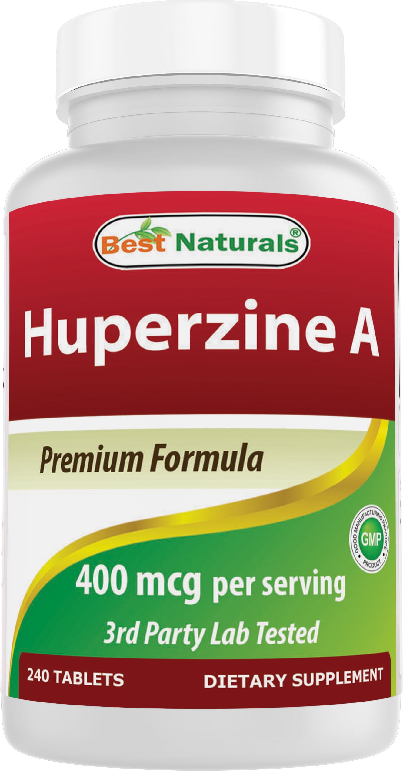 Best Naturals Huperzine A 400 mcg per serving, 240 tablets, pure and ...