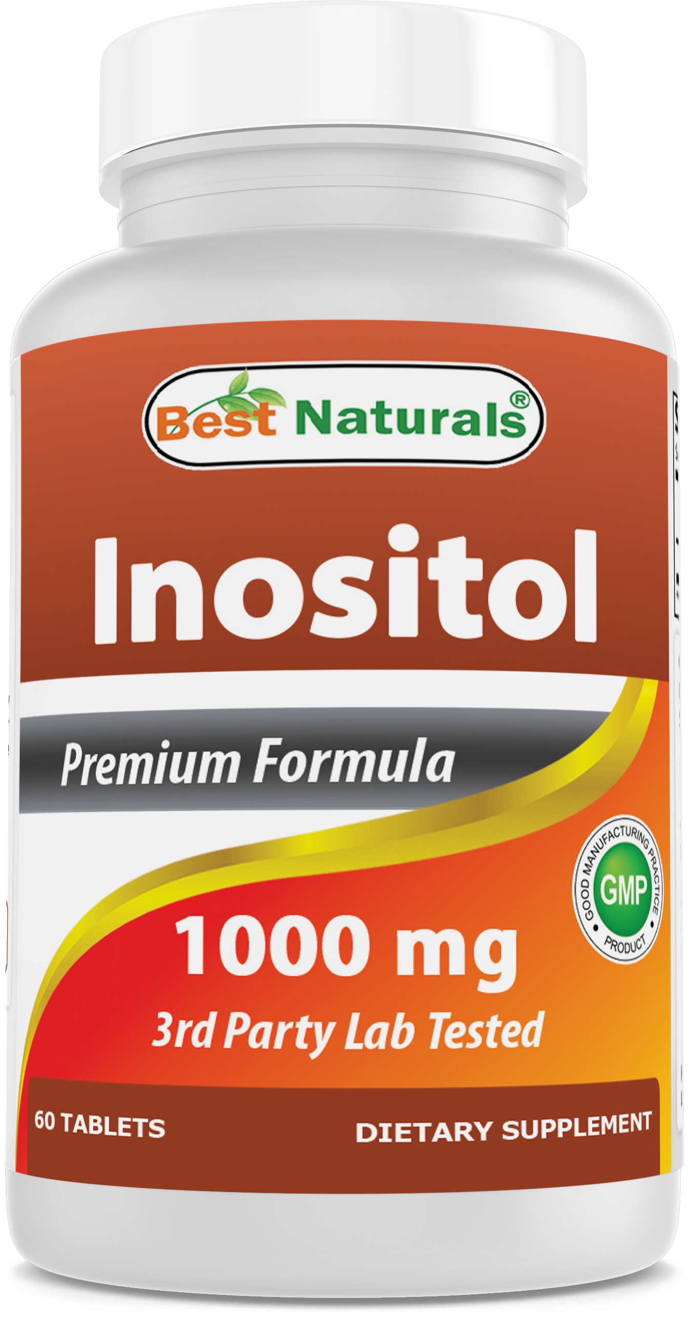 Best Naturals, Premium Pure Vitamin Complex Inositol 1000mg, 120 ...