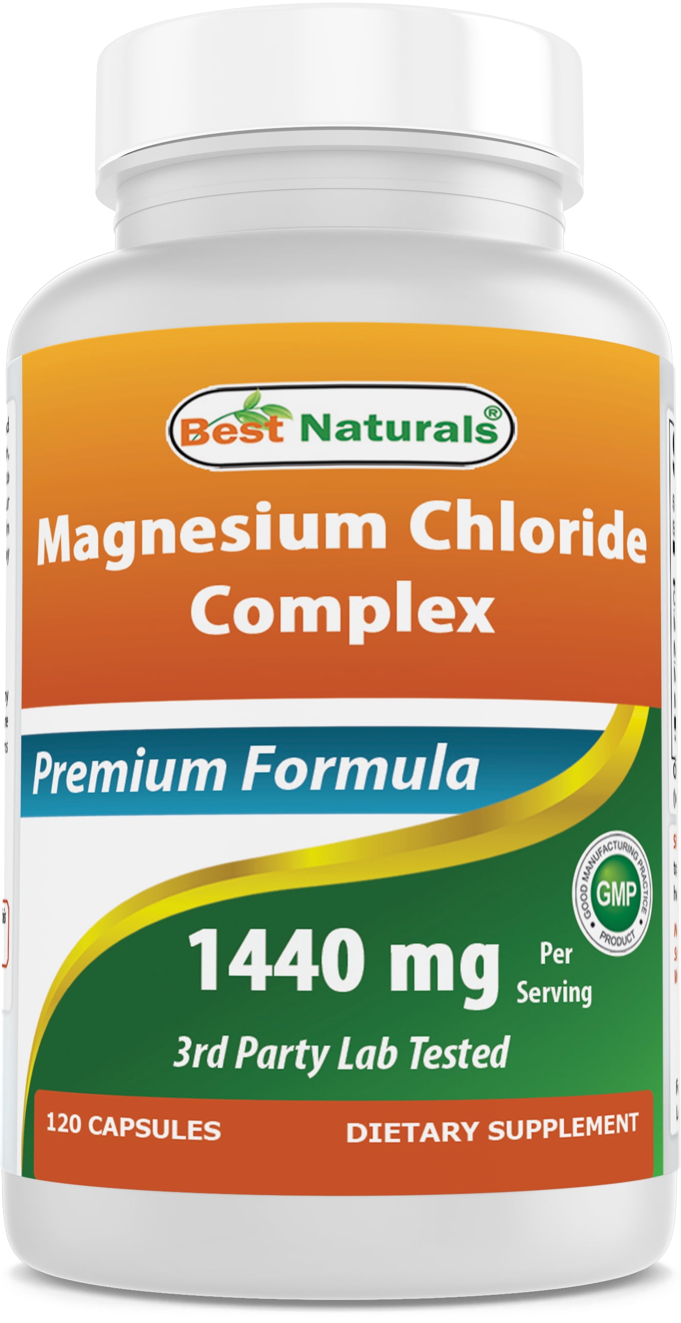 Best Naturals Magnesium Chloride Complex 1440 mg per Serving 120 ...