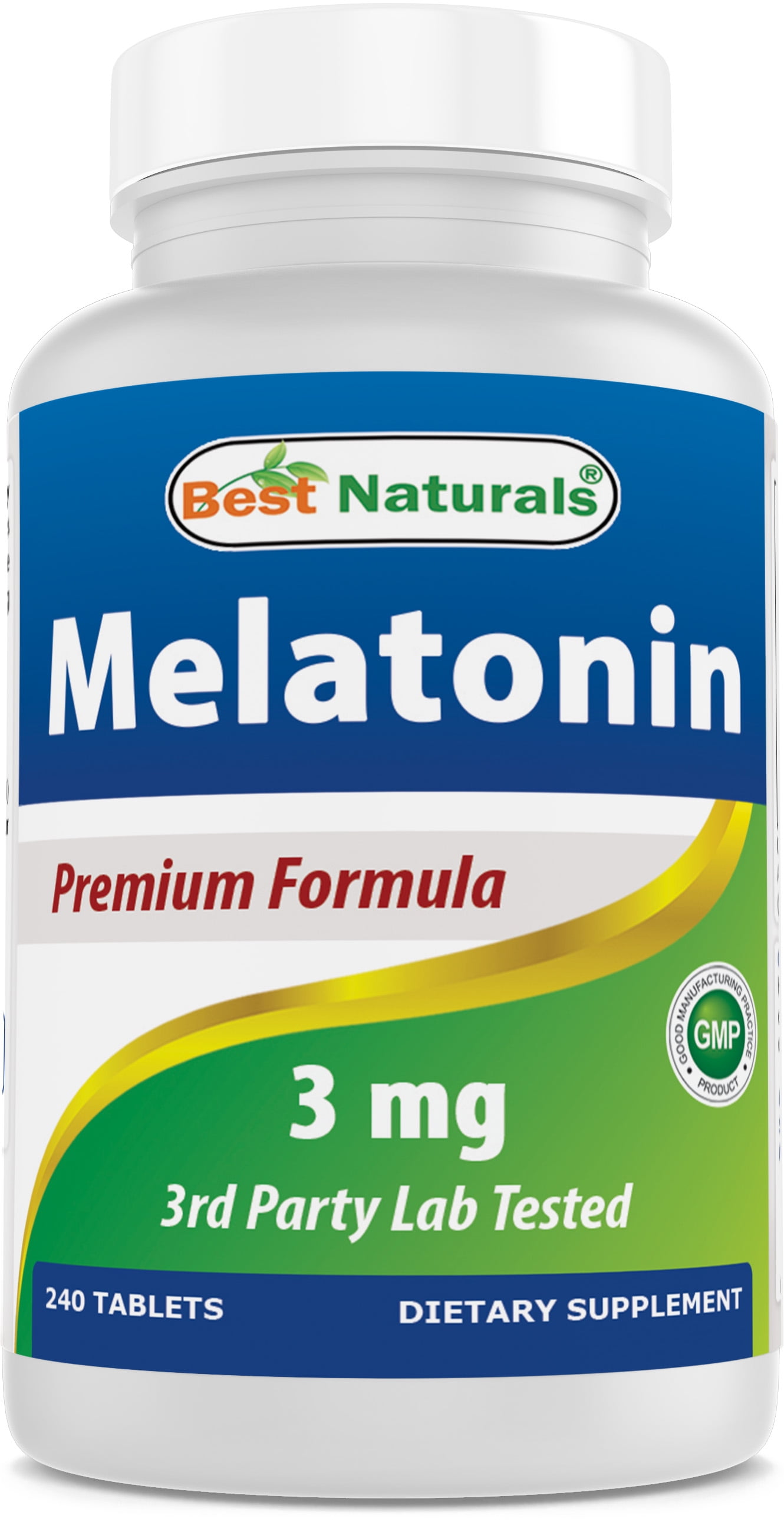 Best Naturals Melatonin 3 mg 240 Tablets - Walmart.com