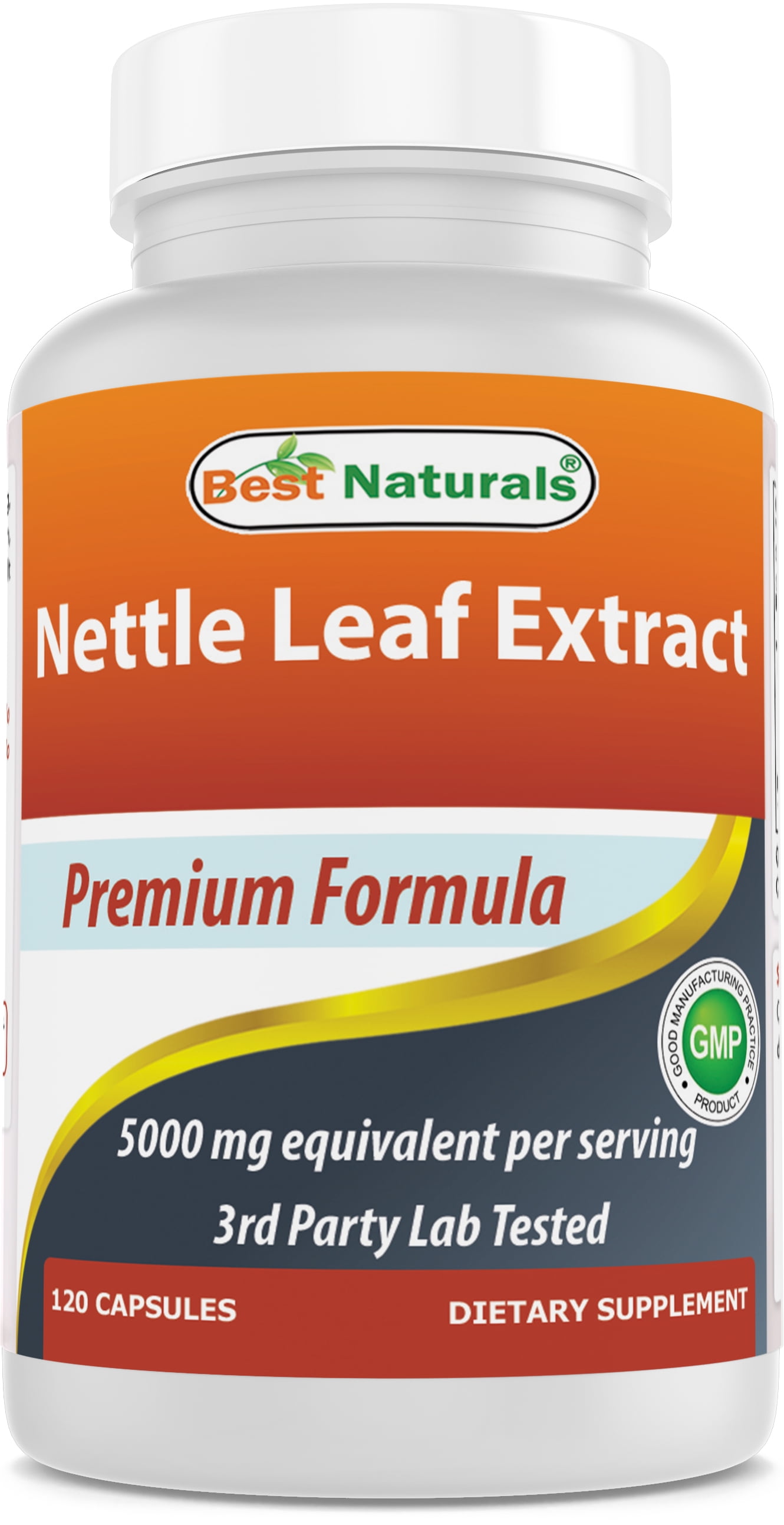Best Naturals Nettle Leaf Extract 5000 mg Equivalent Per Serving- 120 ...