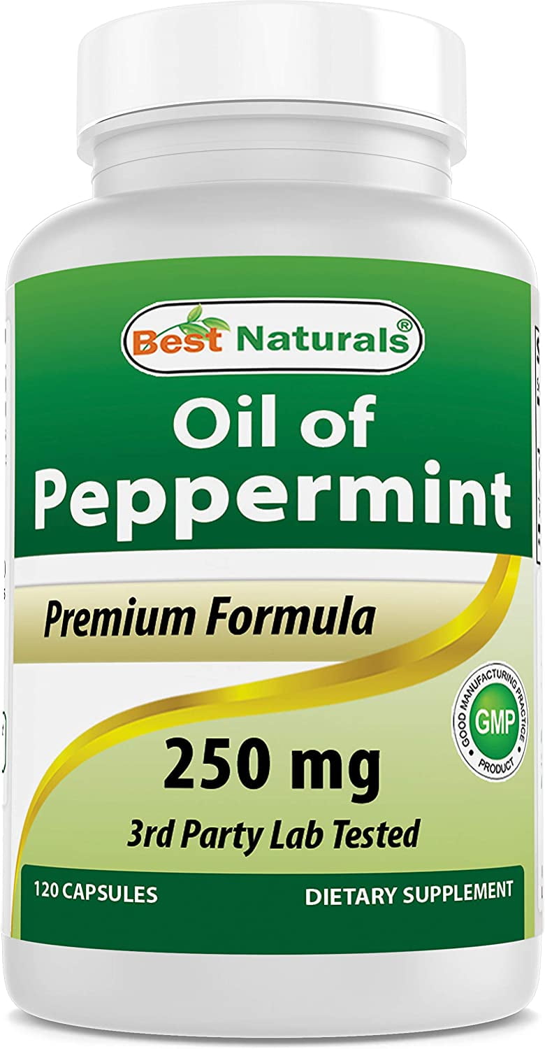 Best Naturals Digestive Health Peppermint Oil 250 mg 120 Capsules ...