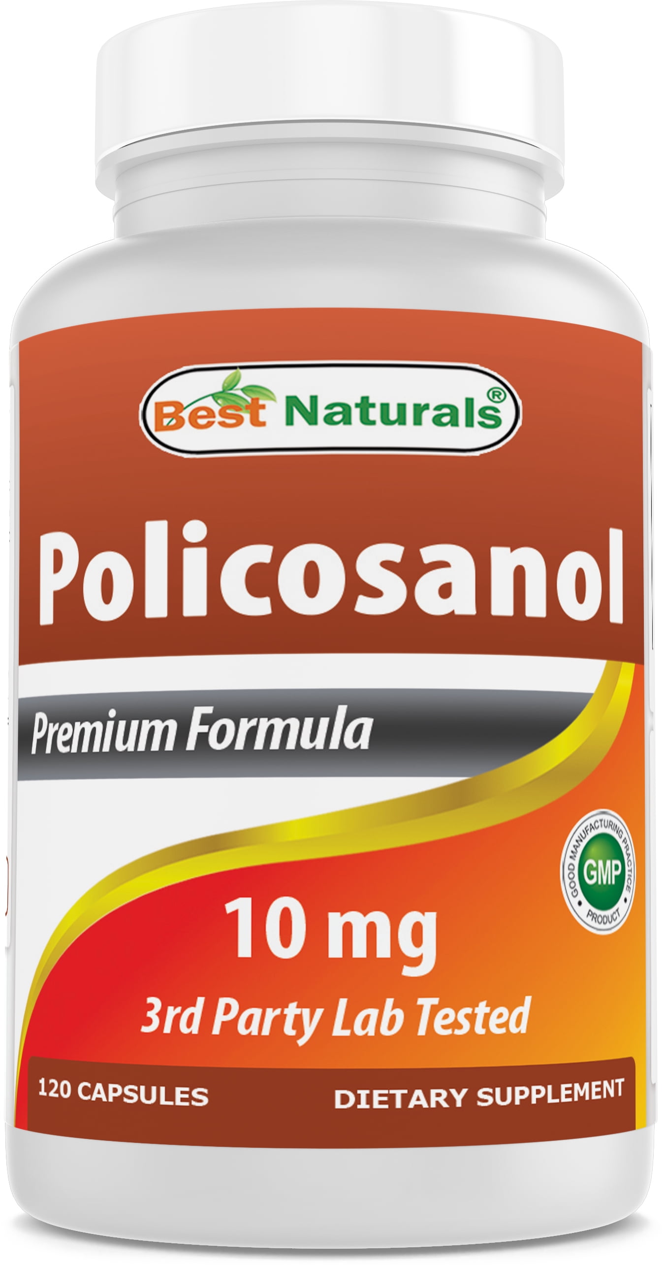 Best Naturals Policosanol 10 mg 120 Capsules - Walmart.com