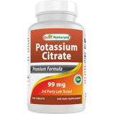 Best Naturals Potassium Citrate, 99mg, 500 Tablets - Walmart.com