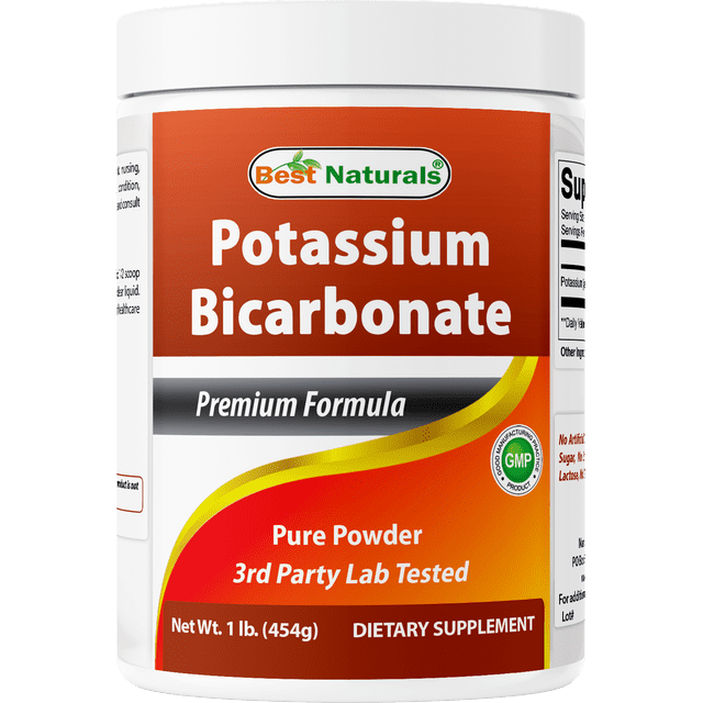 Best Naturals Pure Potassium Bicarbonate 1 LB Powder - Walmart Business ...