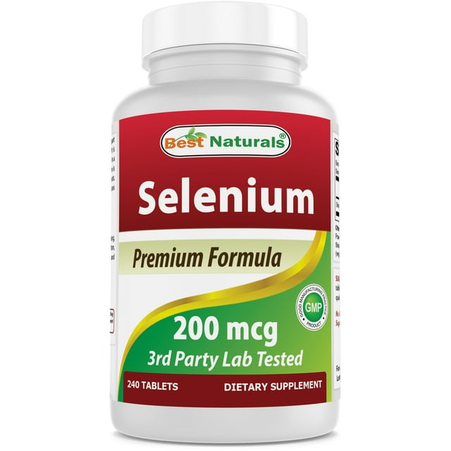 Best Naturals Selenium 200 mcg Vitamin Supplement, 240 Tablets - Walmart.com