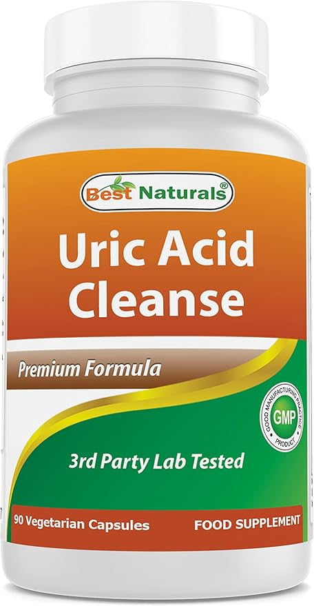 Best Naturals Uric Acid Cleanse Vitamins, 90 Vegetarian Capsules ...