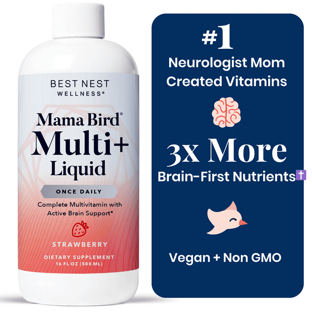 Free Shipping! Best Nest Wellness Mama Bird Liquid Prenatal Vitamins ...