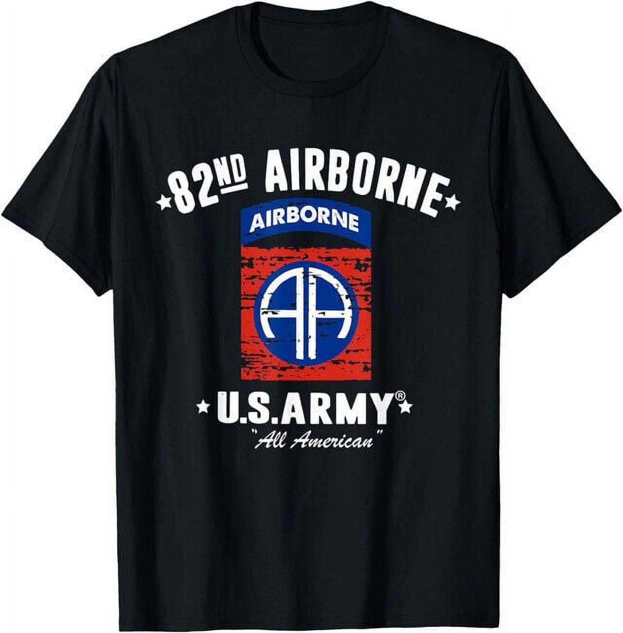 Best New US Army 82nd AIRBORNE Division All American T-Shirt & Hoodies ...