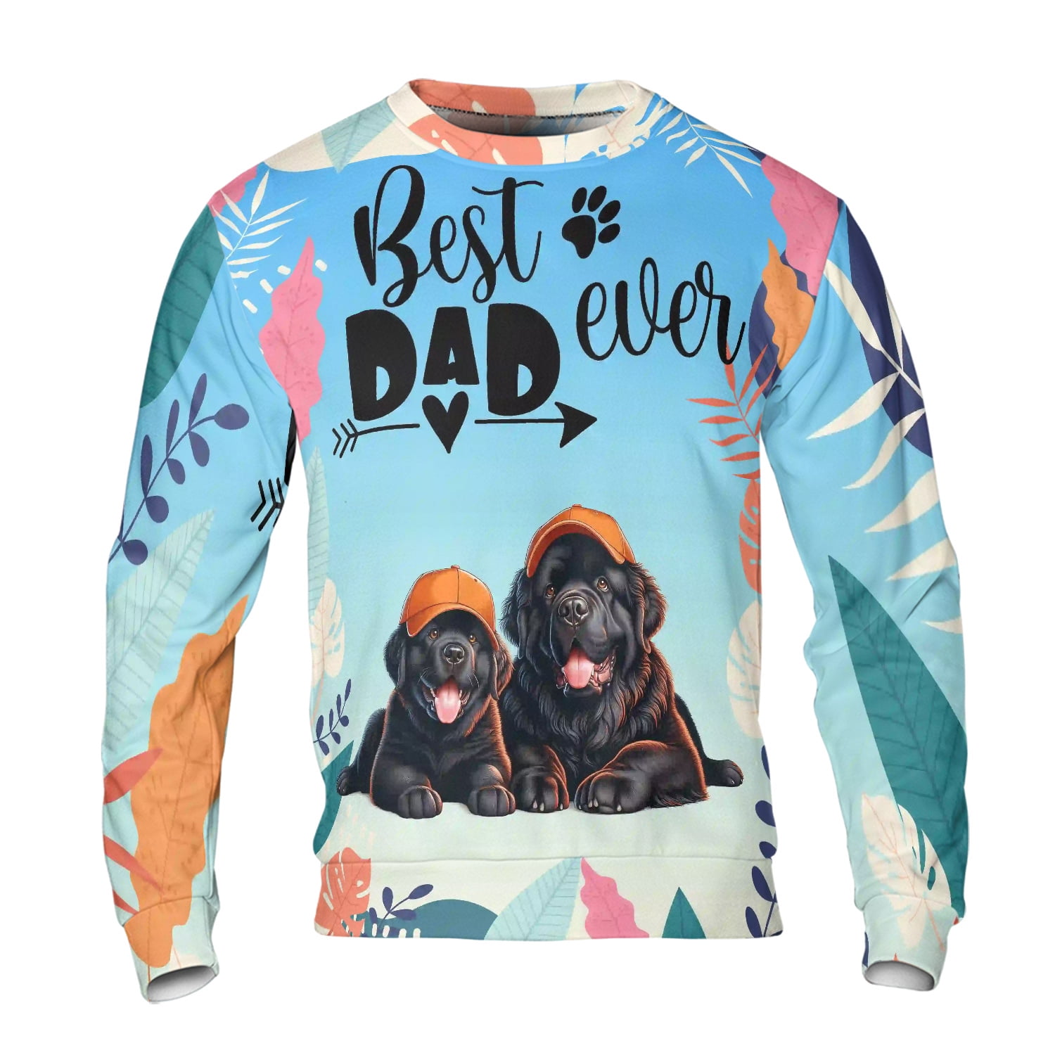 Best Newfoundland Dad Ever Happy Father's Day All Over Print 3D ...