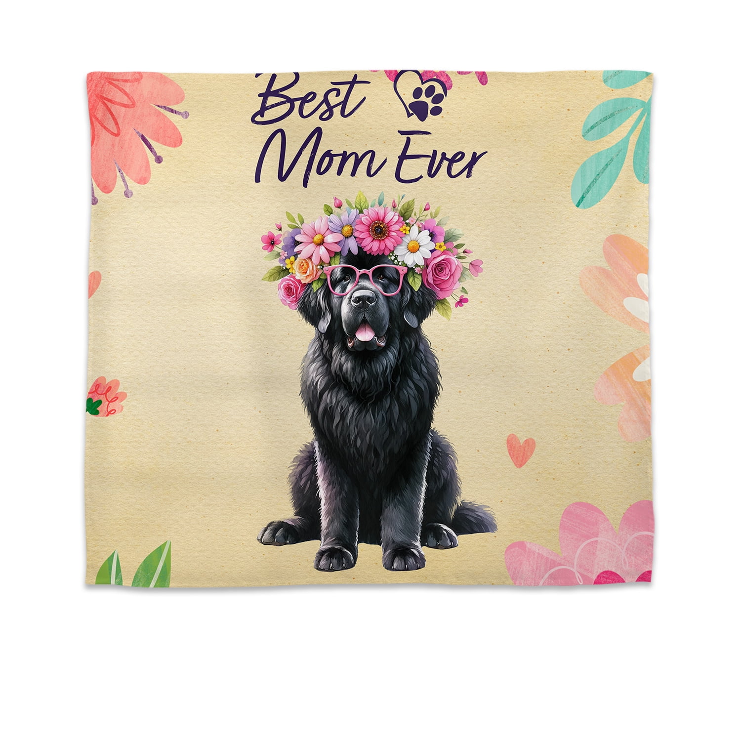 Best Newfoundland Mom Ever Happy Mother's Day Tapestry Newfie Dog Lover ...