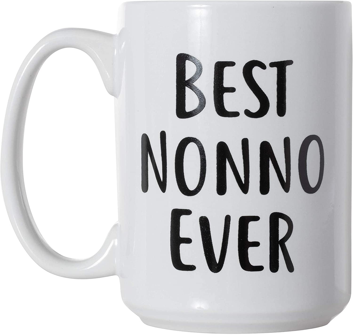 Best Nonno Ever Black Inlay Large 15 oz Double-Sided Coffee Tea Mug ...
