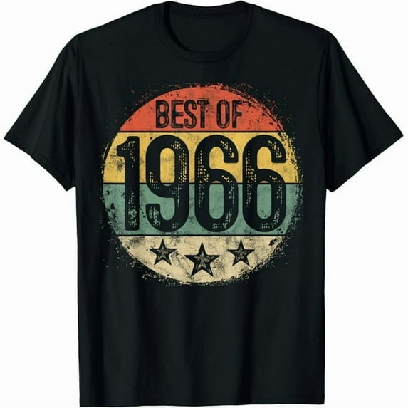 Best Of 1966 59th Birthday Gifts For Men Women 59 Year Old T-Shirt ...