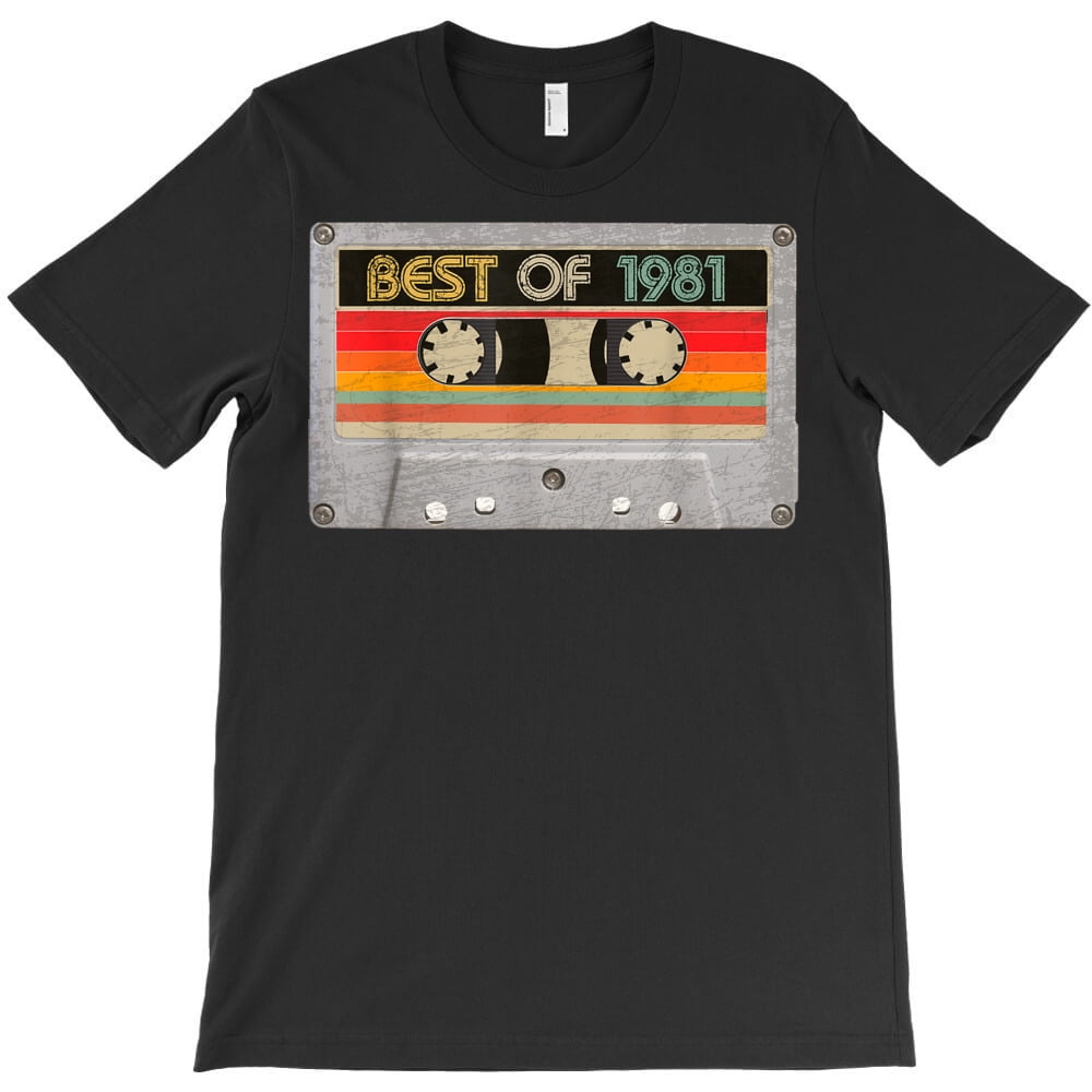 Best Of 1981 40th Birthday Gifts Cassette Tape Vintage Themed Themed ...