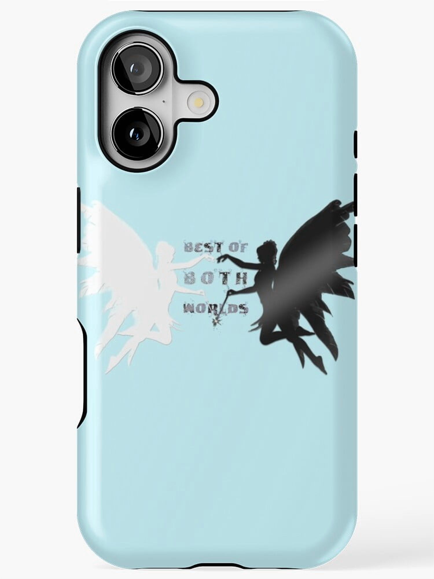 Best Of Both Worlds Quote Art Phone Case for iPhone 11 12 13 14 15 16 ...