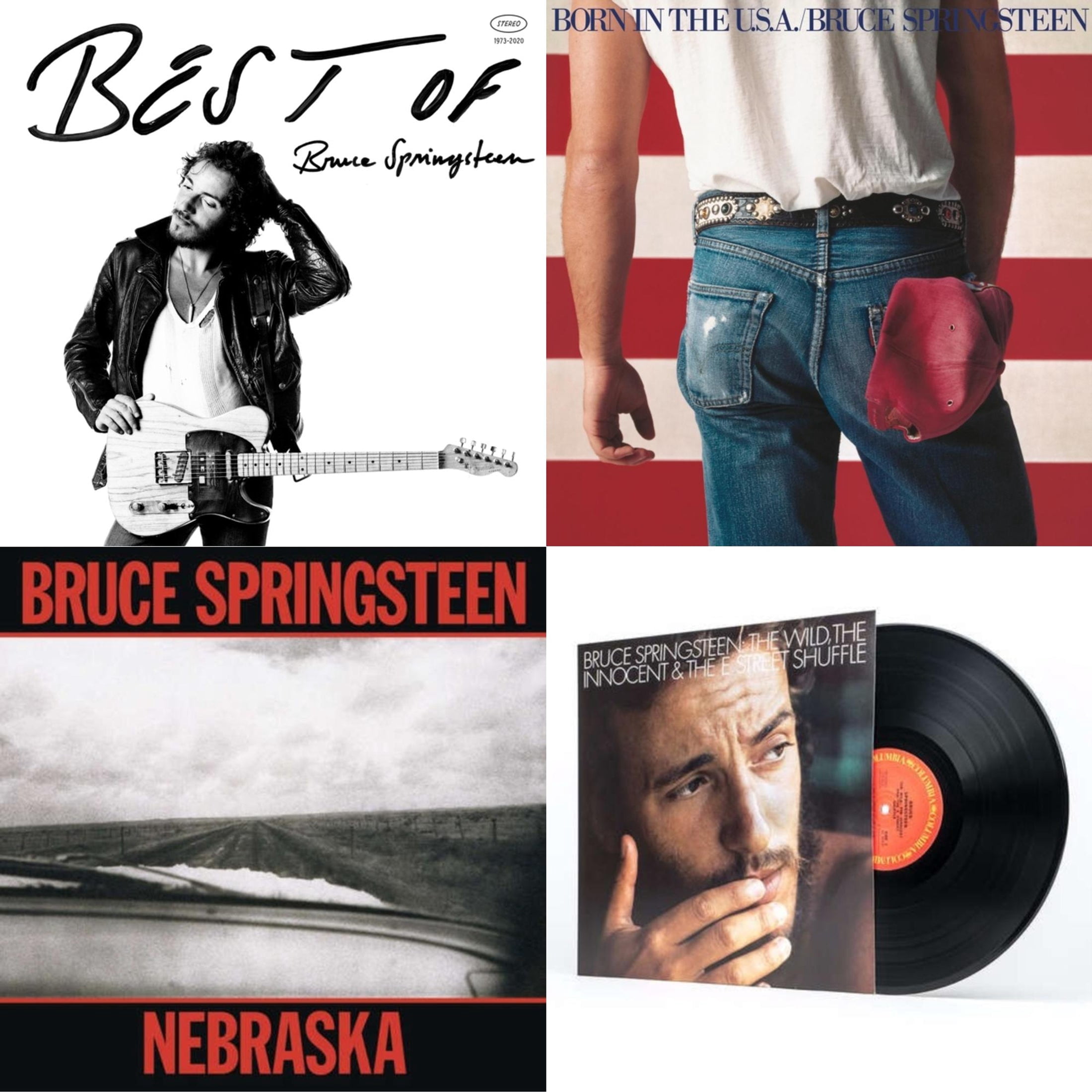 Best Of Bruce Springsteen (2LP) & Born In The U.S.A. (180G) & Nebraska ...