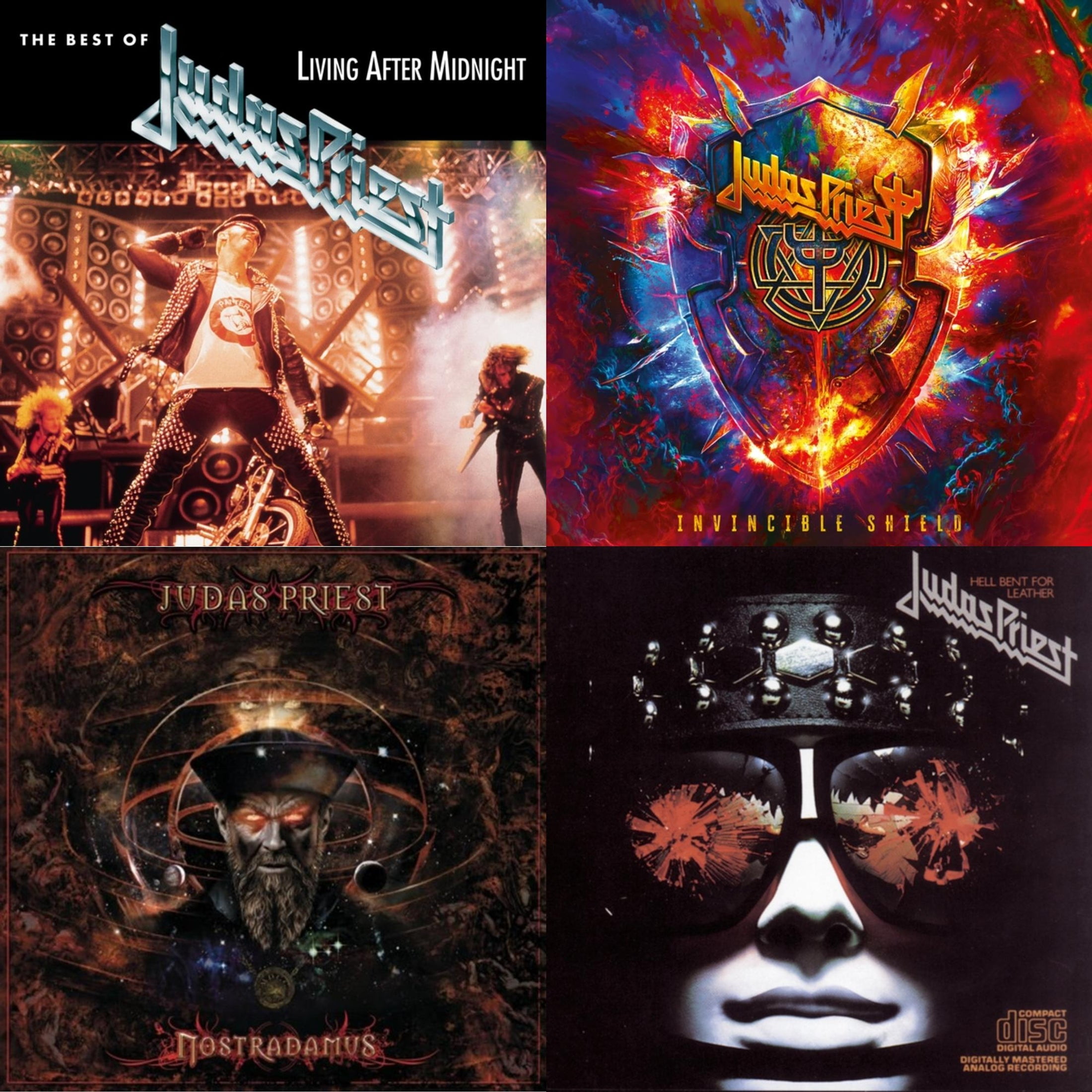 Best Of Judas Priest: Living After Midnight & Invincible Shield ...