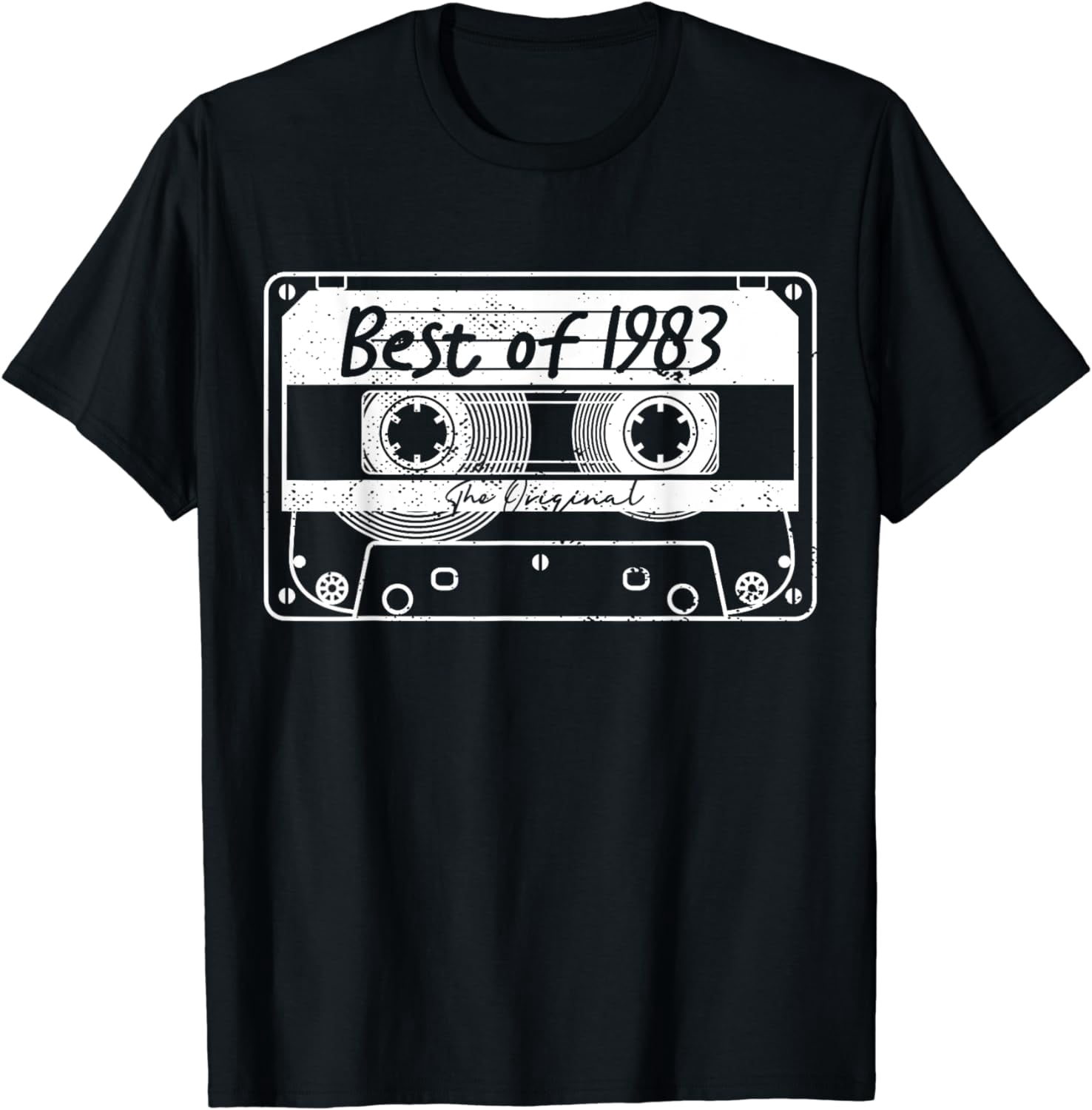 Best Of Retro 1983 Mixtape Cassette Graphic 40. Birthday T-Shirt ...