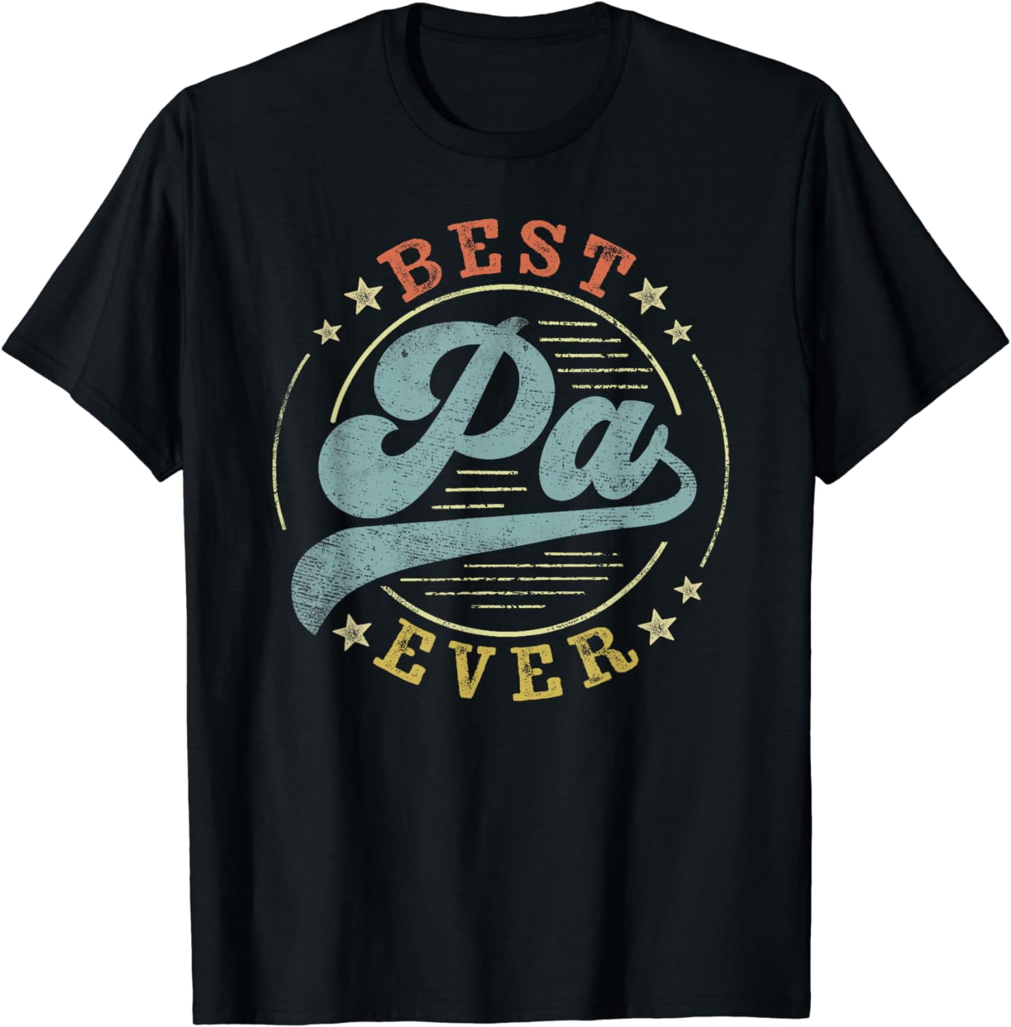 Best Pa Ever Father's Day Pa Gifts Vintage Emblem T-Shirt - Walmart.com