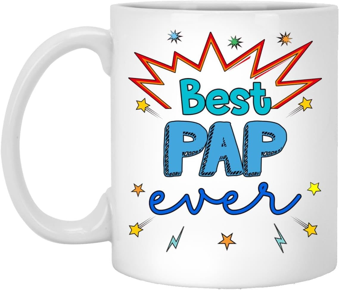 Best Pap Ever Mug, Pap Coffe Mug, Birthday Gifts For Pap, Men, Husband ...