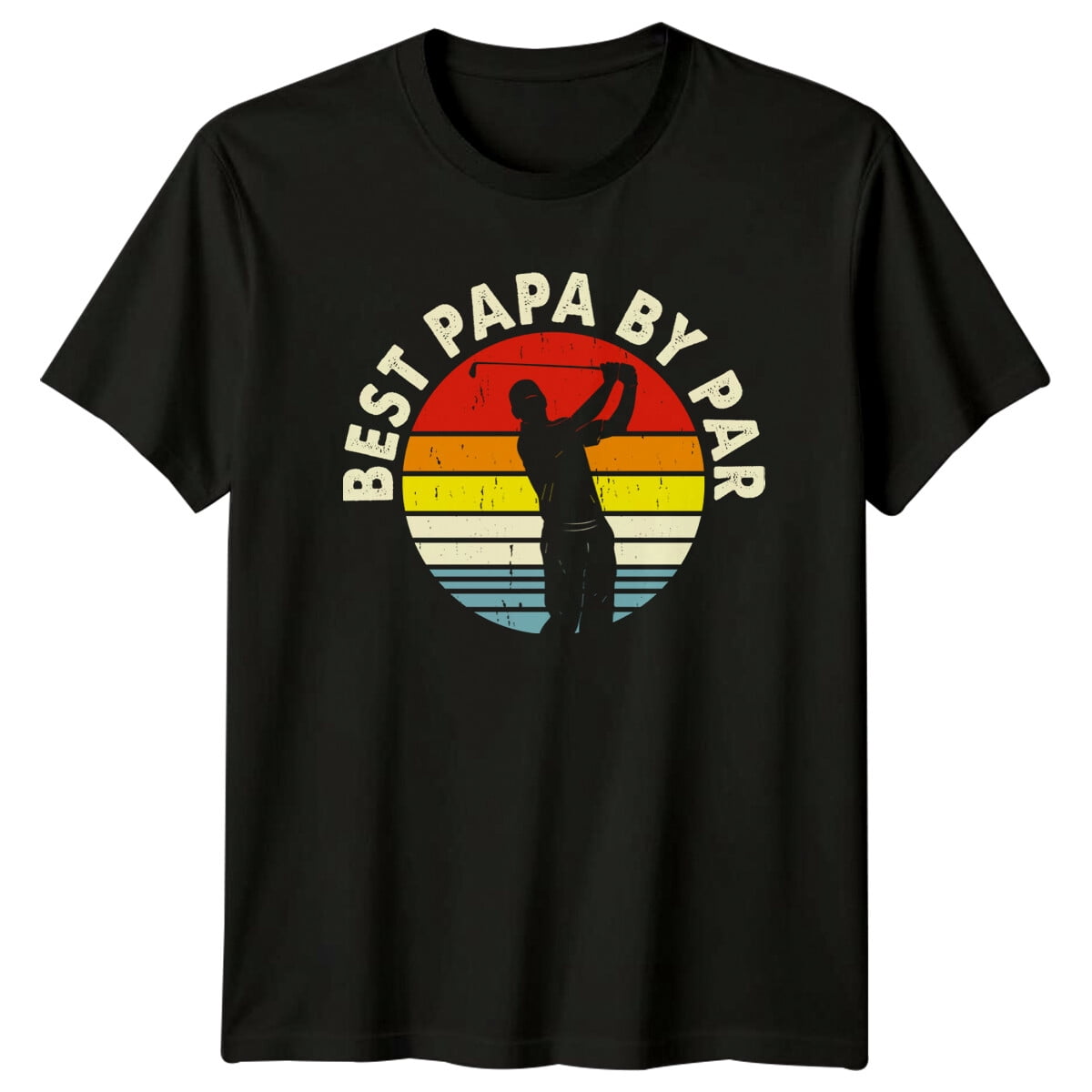 Best Papa By Par Golf Player Retro T-Shirt - Walmart.com