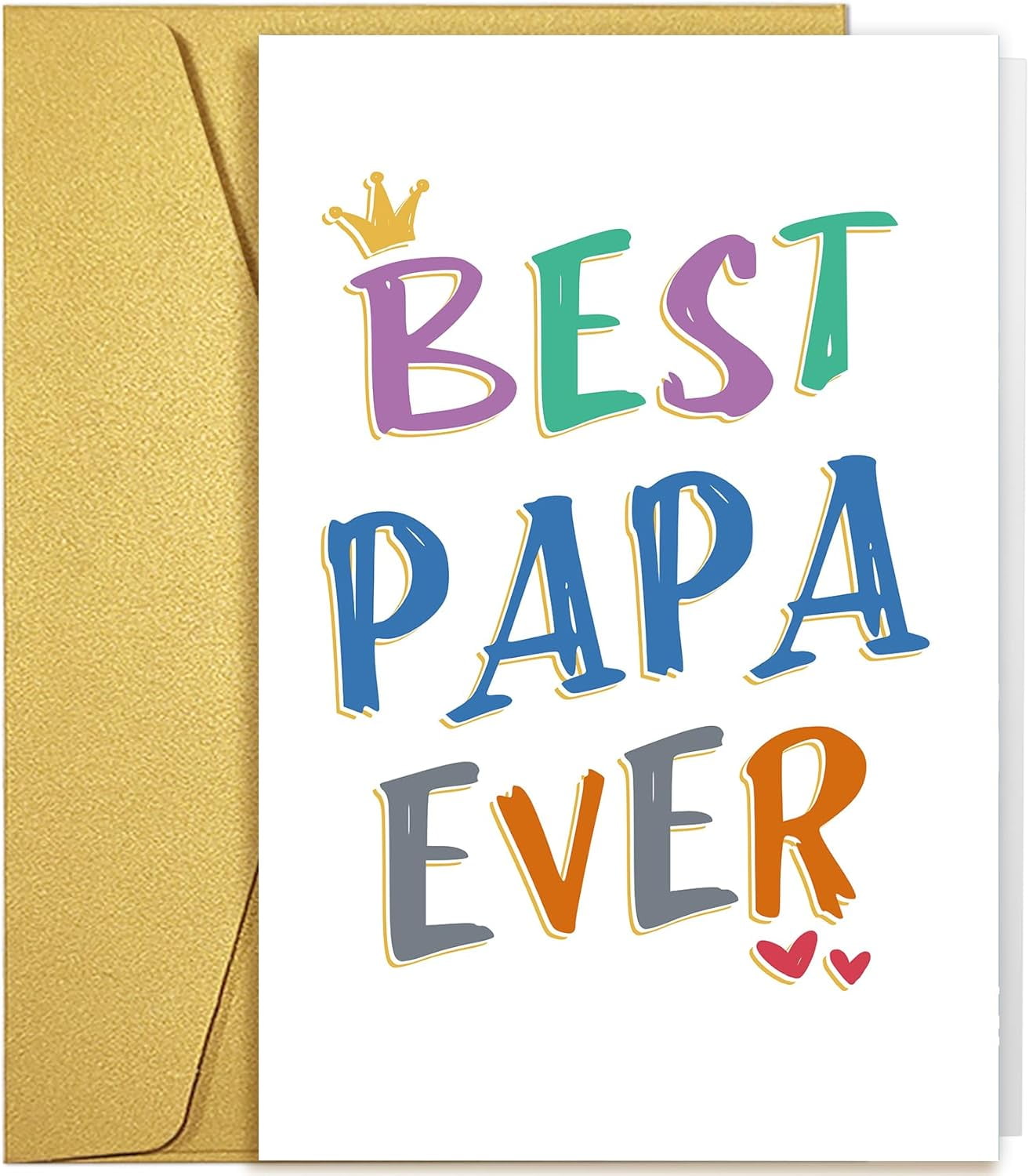 Best Papa Ever Card, Fathers Day Gift for Papa, Papa Birthday Card from ...